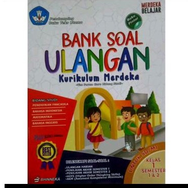 Jual BANK SOAL ULANGAN KURIKULUM MERDEKA,untuk SD MI KELAS 1 SEMESTER 1&2 | Shopee Indonesia