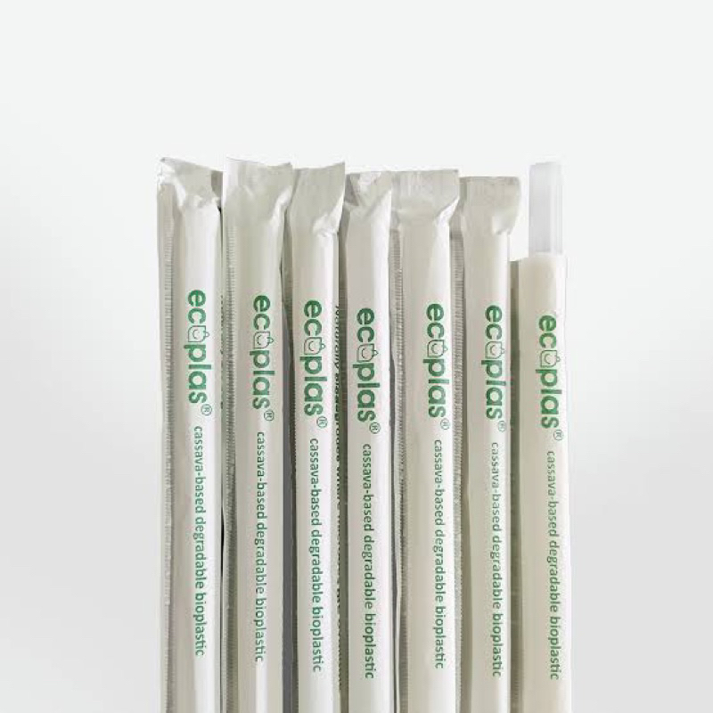 Jual Cassava Straw 6x20cm - Sedotan Cassava Runcing 6mm x 20cm ...