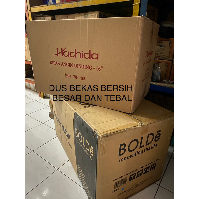 Jual Kardus kerdus karton dos bekas kondisi bersih / dos tebal untuk ...
