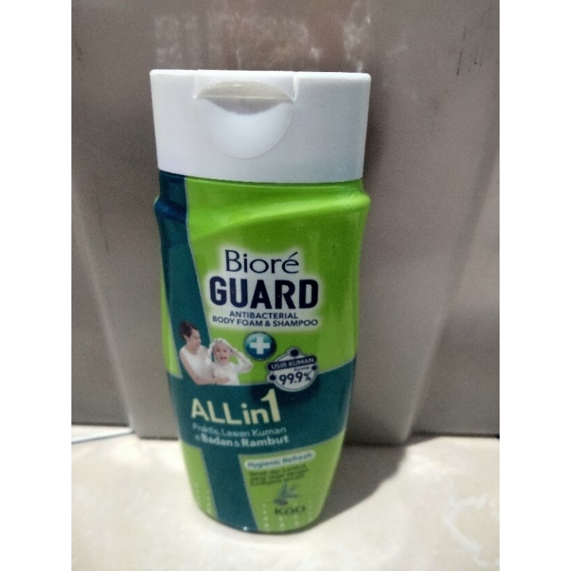 Jual biore guard all in 1 100ml (body foam&shampoo) | Shopee Indonesia