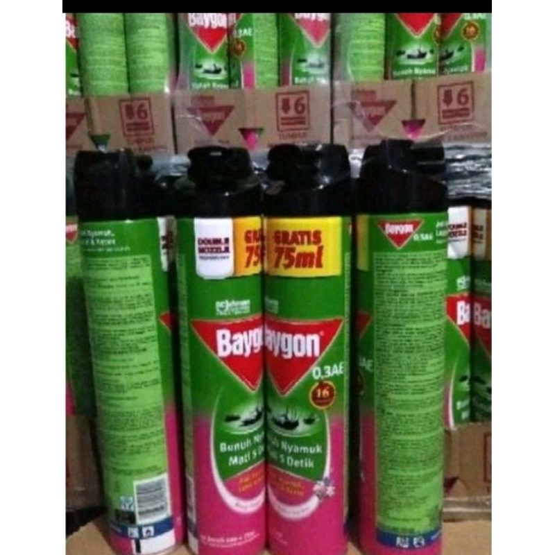 Jual BAYGON AEROSOL 600+75ML | Shopee Indonesia