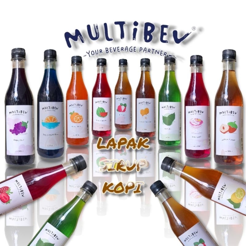 Jual MULTiBEV - Syrup multibev all varian 500ml - Multibev syrup ...