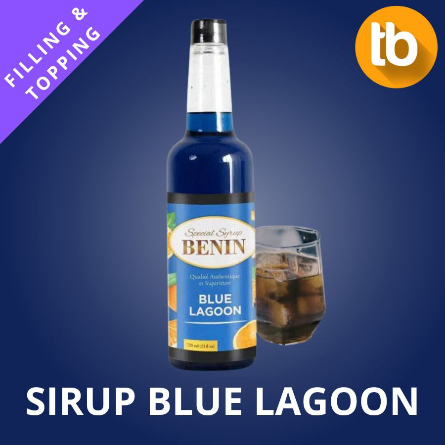 Jual Syrup Benin 720ml - Blue Lagoon / Sirup Minuman Rasa Blue Lagoon ...