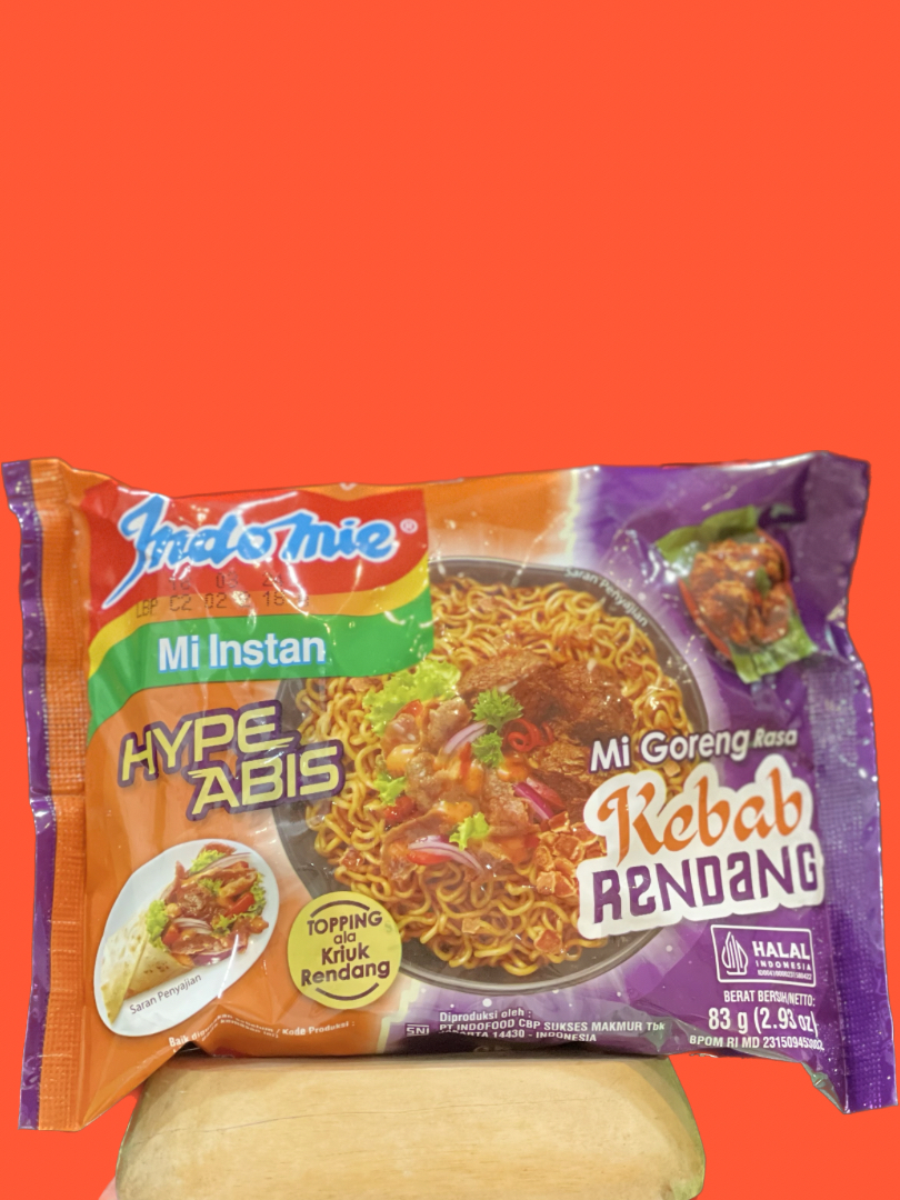 Jual Indomie Mie Goreng Kebab Rendang Pack 83g - Go Sachet Official Shop | Shopee Indonesia