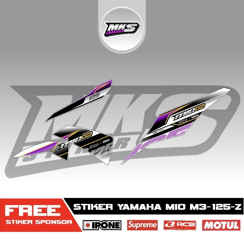 Jual Stiker Mio125, MIO M3, MIO Z - Striping Mio125, MIO M3, MIO Z ...