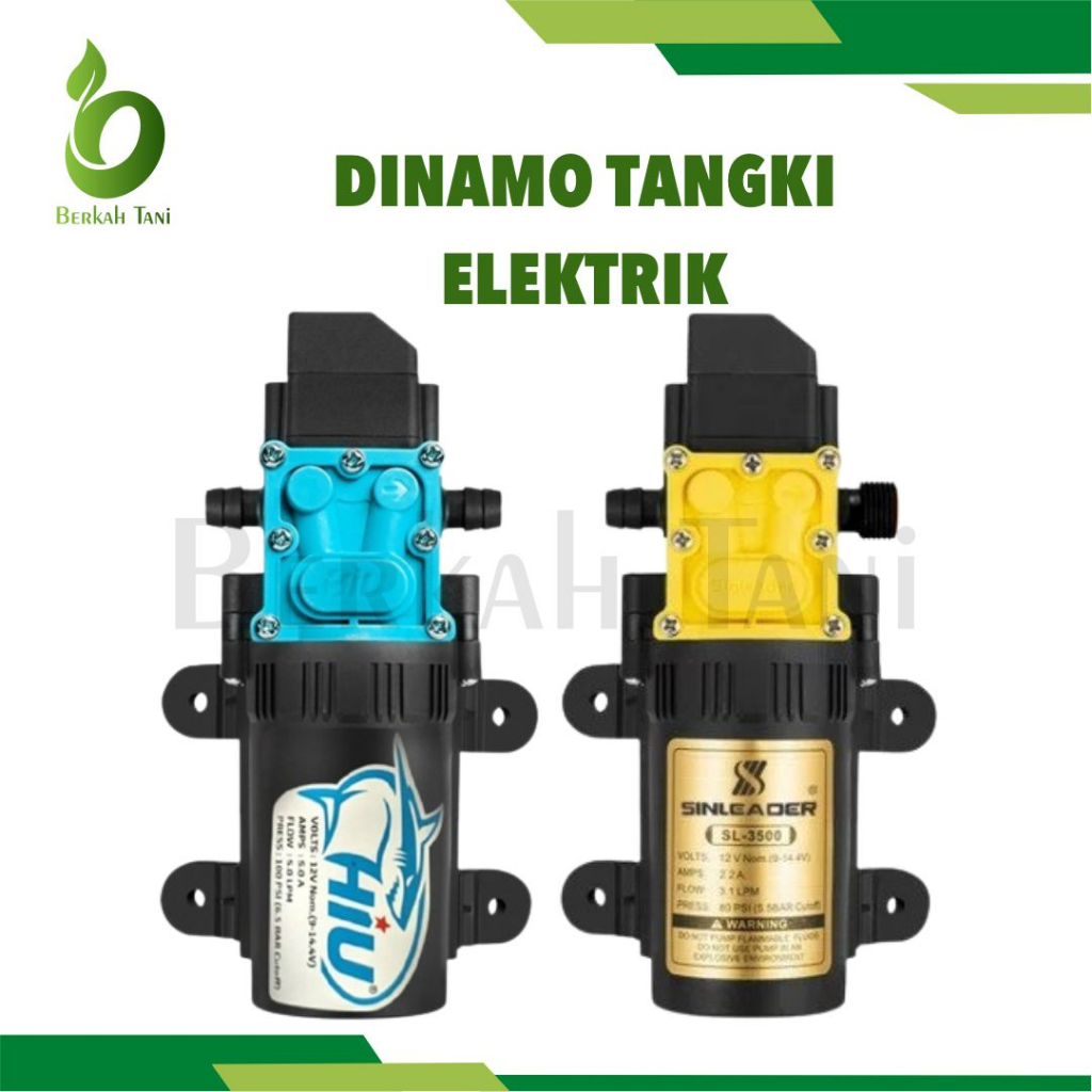 Jual Dinamo pompa DC Sprayer HIU 100psi 12V 5A 5LPM Sinleader Shell ...