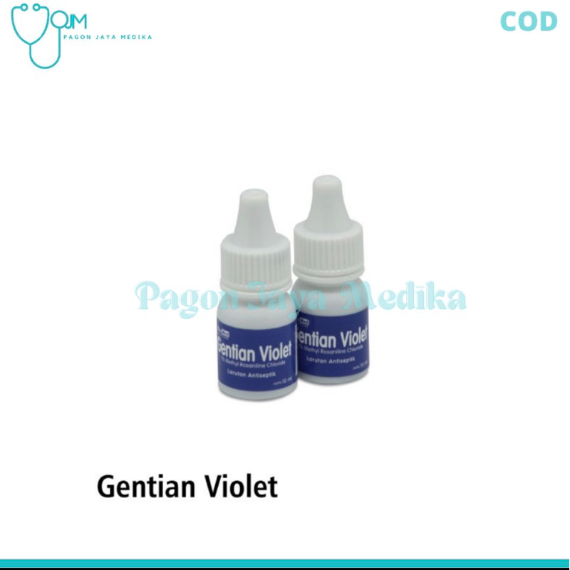 Jual Gentian Violet Onemed 10ml Larutan Antiseptik Obat Kumur Sariawan ...