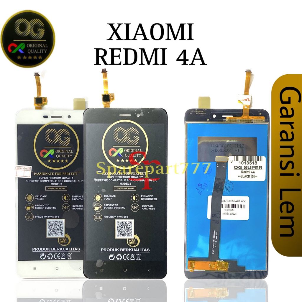 Jual ORIGINAL SUPER OG - LCD Touchscreen Fullset Xiaomi Redmi 4A ...