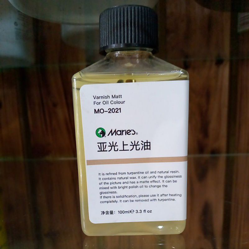 Jual Maries Matt Varnish Untuk Cat Minyak Dan Cat Acrylic 100ml ...