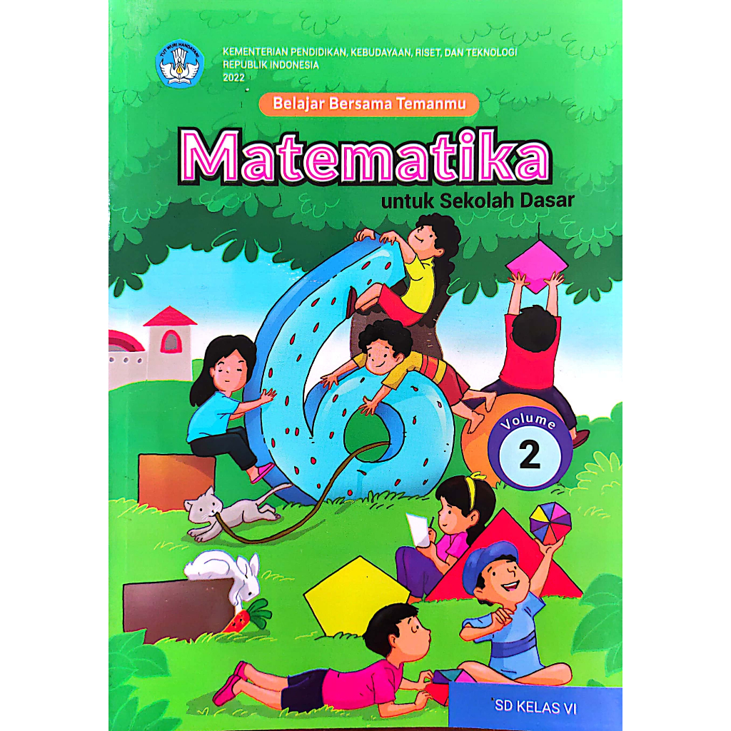 Jual Buku Matematika Kelas 6 Volume 2 SD/MI Kurikulum Merdeka Tahun 2022 | Shopee Indonesia