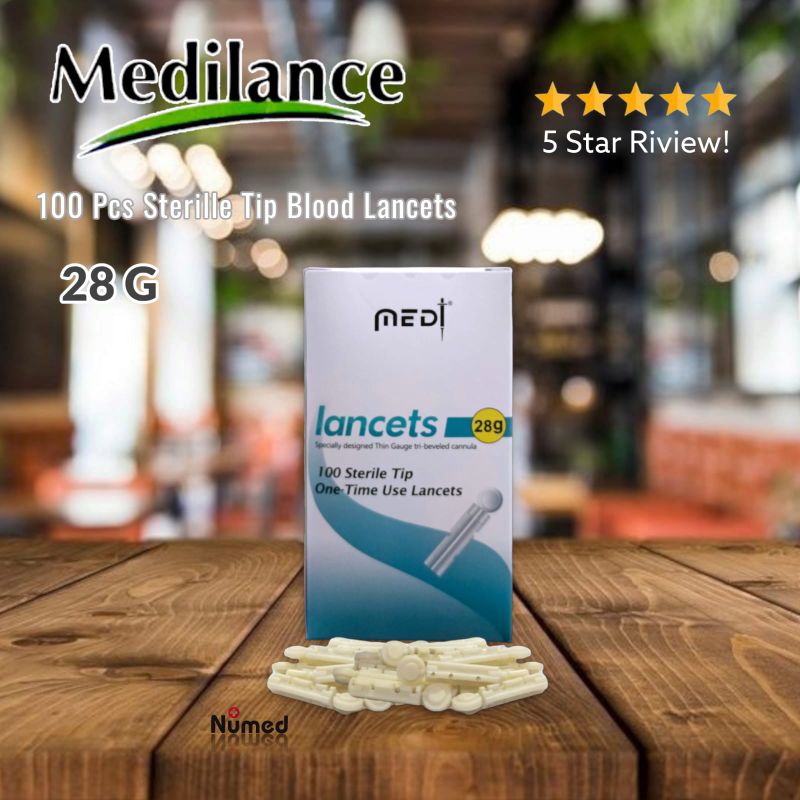Jual Blood Lancet Medilance 28G isi 100 Pcs / Jarum Steril Untuk Bekam ...