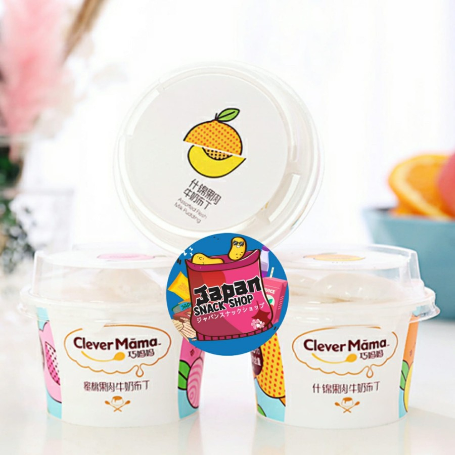Jual Clever Mama Pulp Milk Pudding / snack impor / pudding import ...