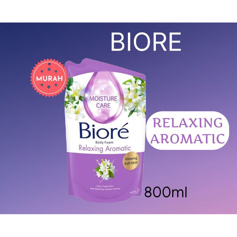Jual Biore Guard Body Foam Relaxing Aromatic 800ml pouch | Shopee Indonesia