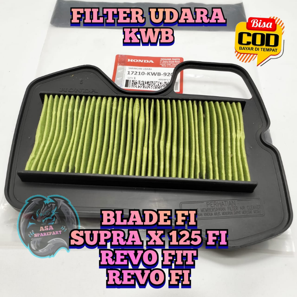 Jual FILTER UDARA SARINGAN UDARA HONDA KWB KUALITAS ASLI ORIGINAL UNTUK ...