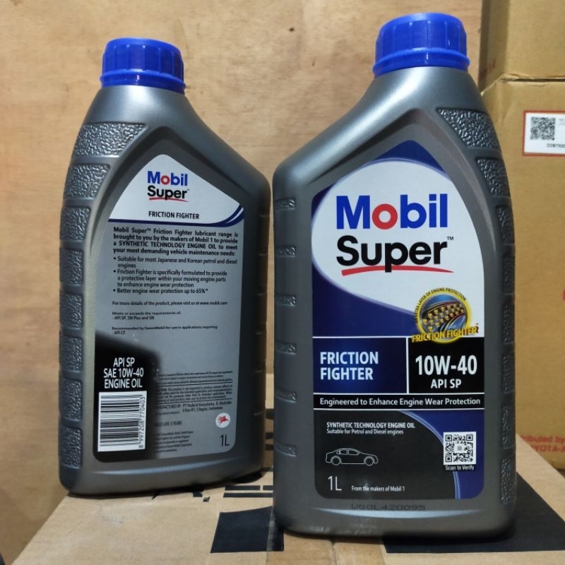 Jual Oli mesin bensin "Mobil1" Mobil super 2000 10w-40 api SP Original ...