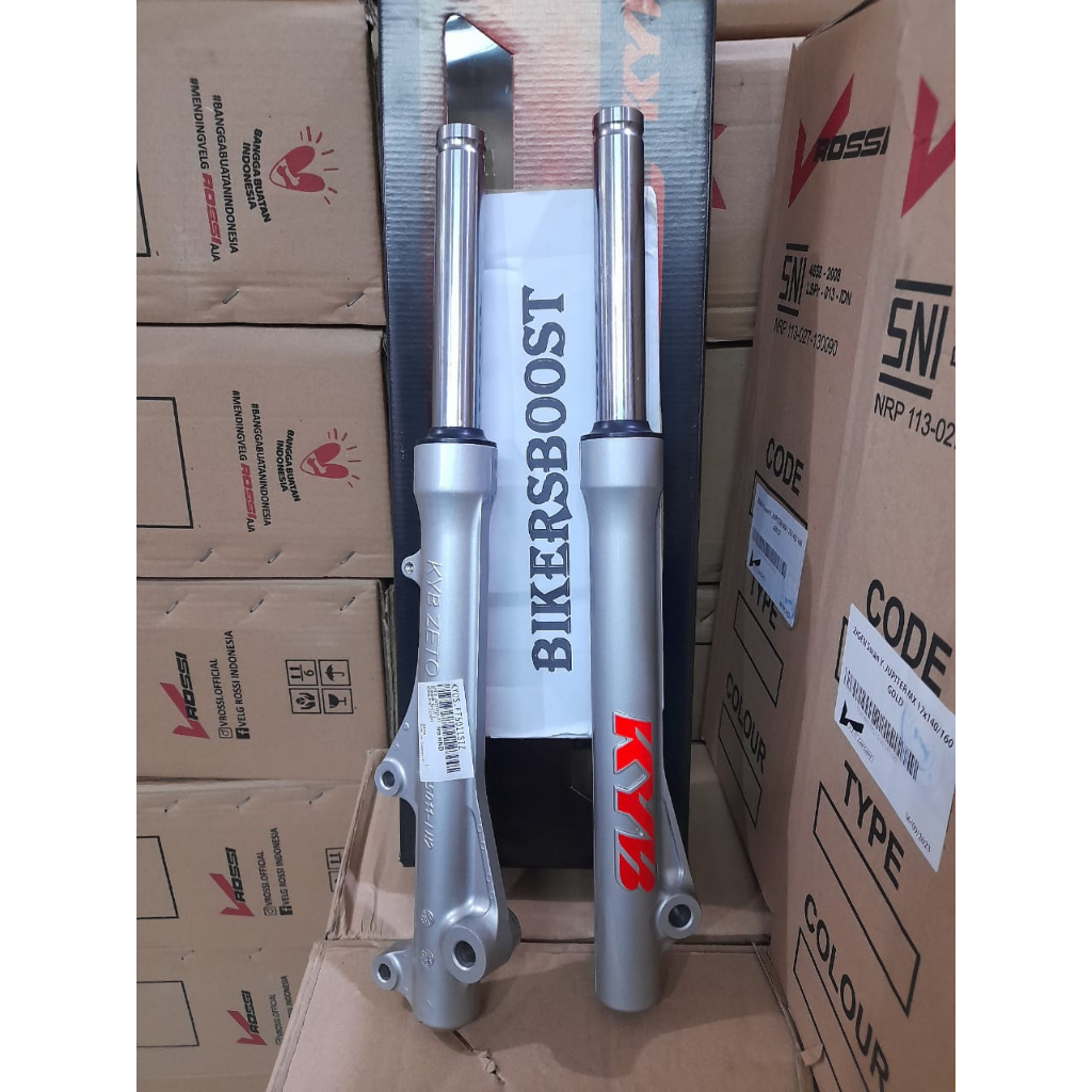 Jual KYB Shock Breaker Depan KAYABA ZETO Front Fork beat KYOS-FF5011SZ Silver | Shopee Indonesia