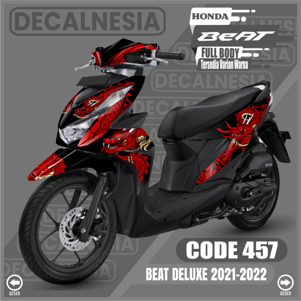 Jual Decalnesia Decal Stiker Beat Deluxe CBS ISS Street New Full Body ...