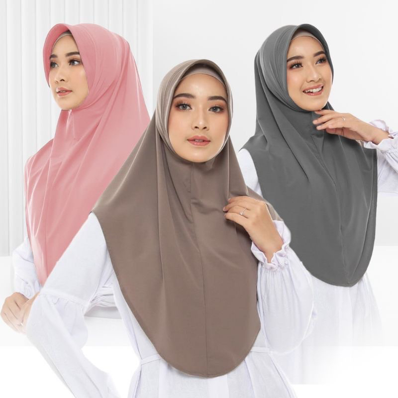 Jual BERGO PED HAMIDAH JERSEY UKURAN L MENUTUP DADA | HIJAB INSTAN SPANDEX STELLA PREMIUM PET ...