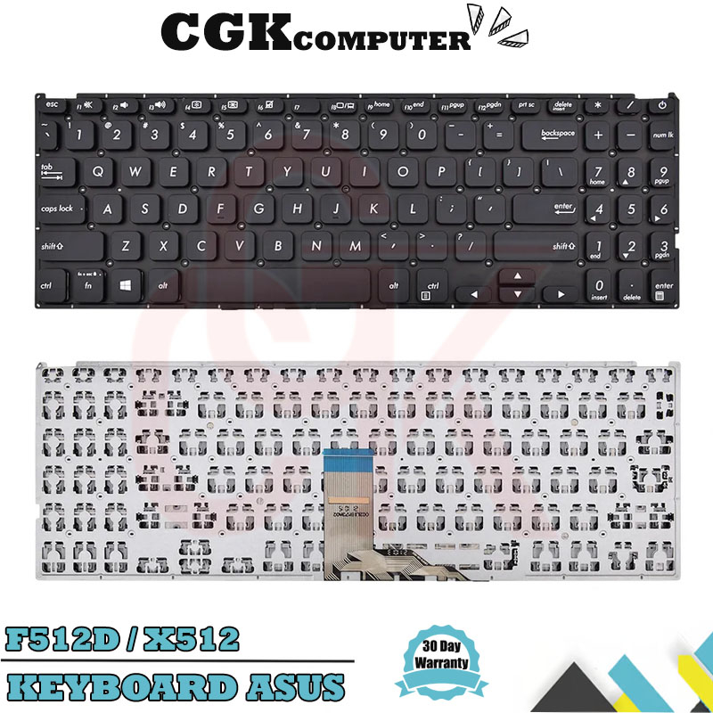 Jual Keyboard Laptop Asus Vivobook X512 X512D X512DA X512F X512FA X512U ...