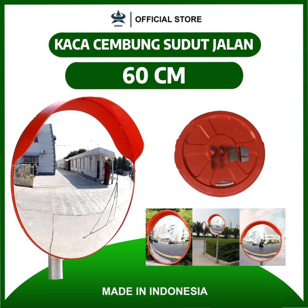 Jual GEMUK Kaca Cembung Jalan 60 cm Convex Mirror Kaca Safety Jalan ...