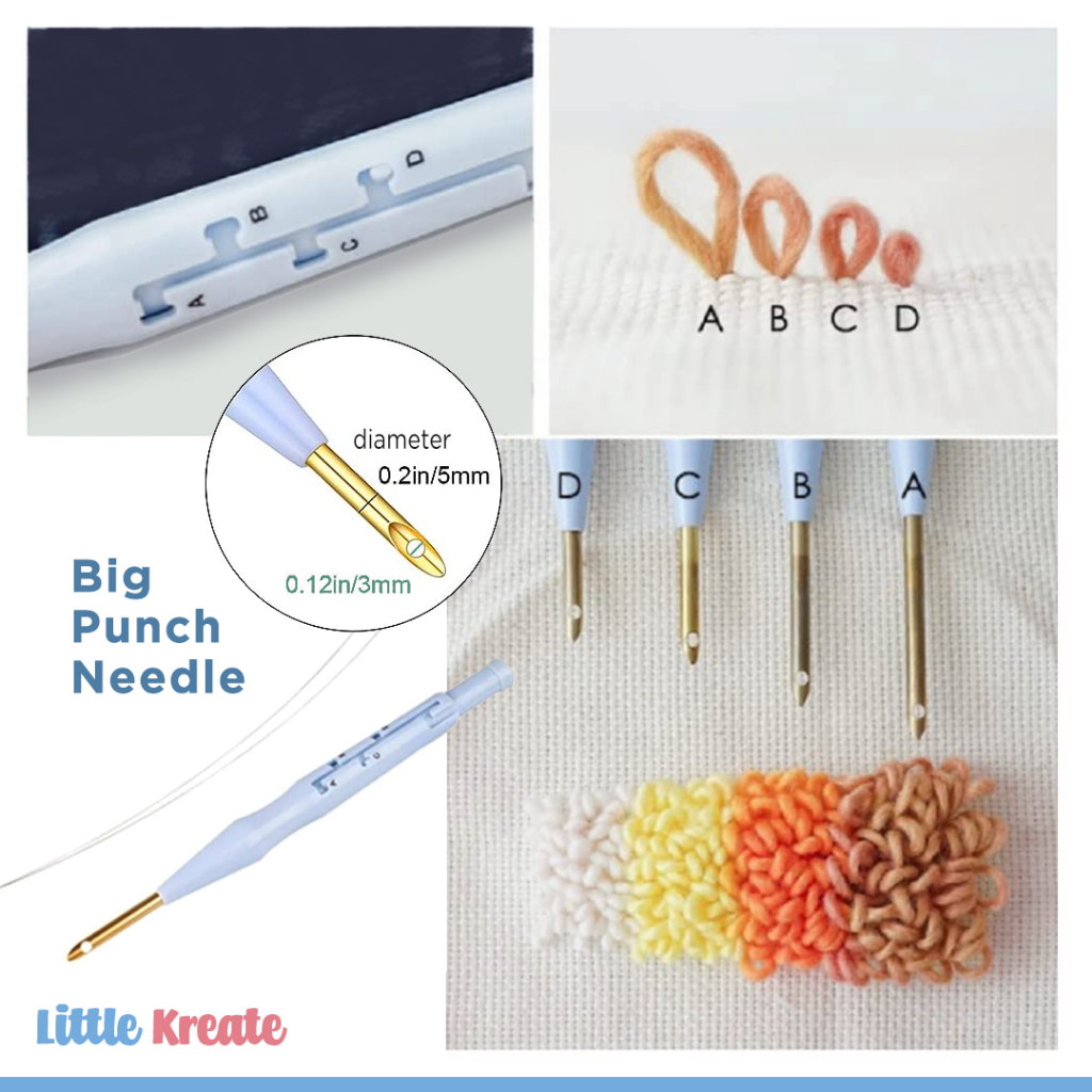 Jual Punch Needle / Alat Sulam Bordir Tangan / Embroidery Pen Set ...