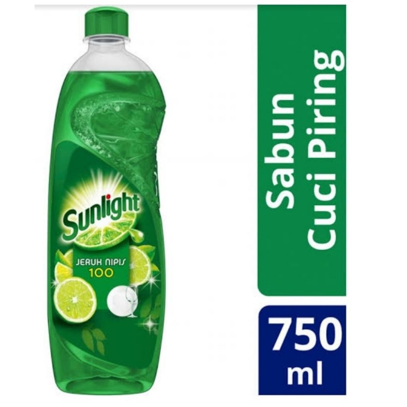 Jual Sunlight pencuci piring botol lime 750 ml | Shopee Indonesia