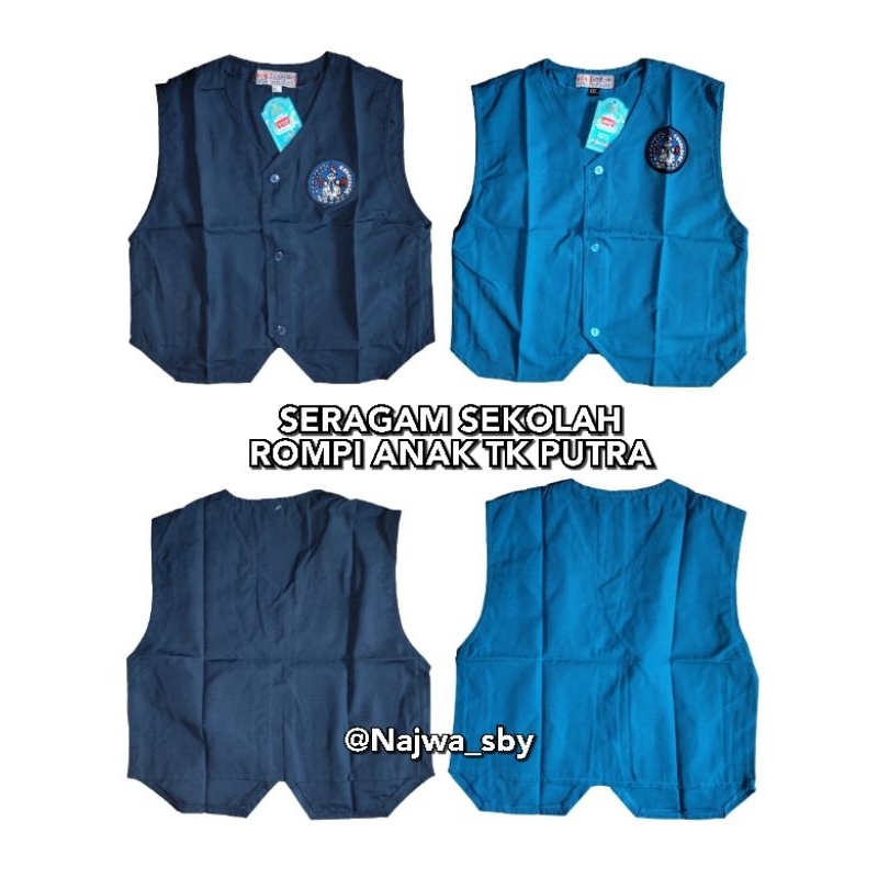 Jual ROMPI SERAGAM untuk Anak TK ( Taman Kanak Kanak ) untuk PUTRA ...