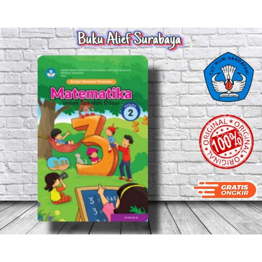 Jual Buku Paket Siswa Matematika Volume 2 Belajar Bersama Temanmu SD Kelas 3 Kurikulum Merdeka ...