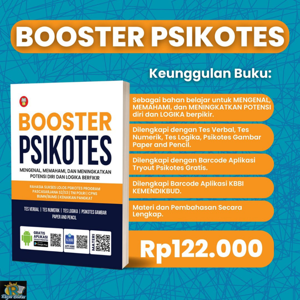 Jual BUKU BOOSTER PSIKOTES | Shopee Indonesia