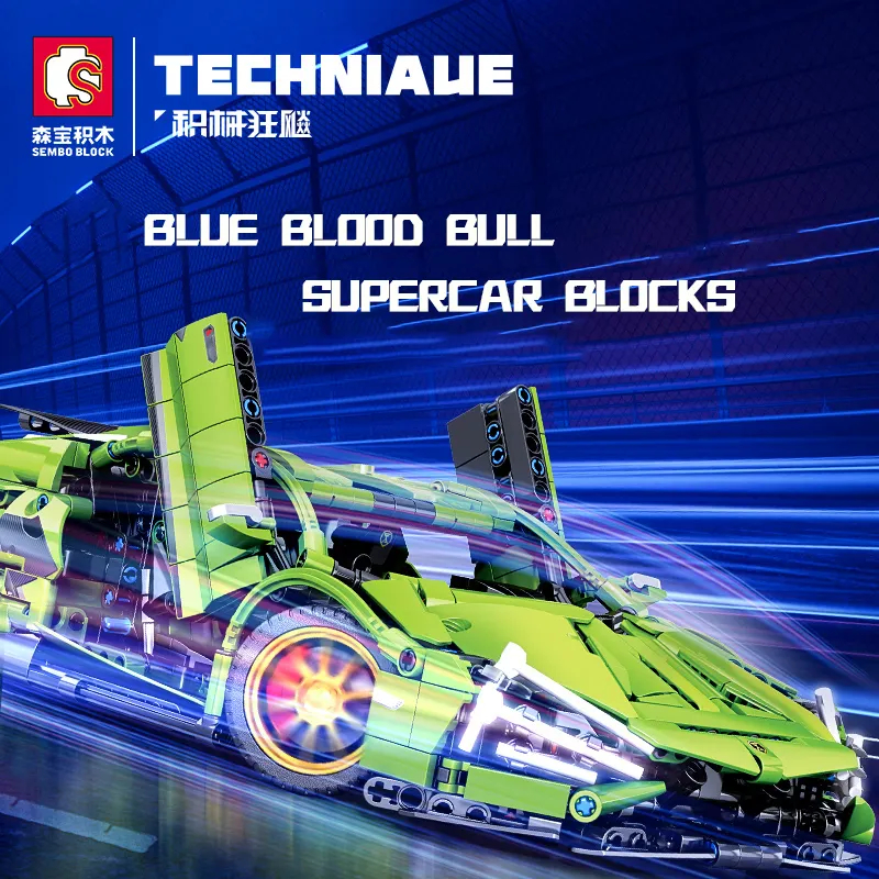 Jual Sembo Block Mobil Supercar Lamborghinii Huracans 701001 | Shopee ...