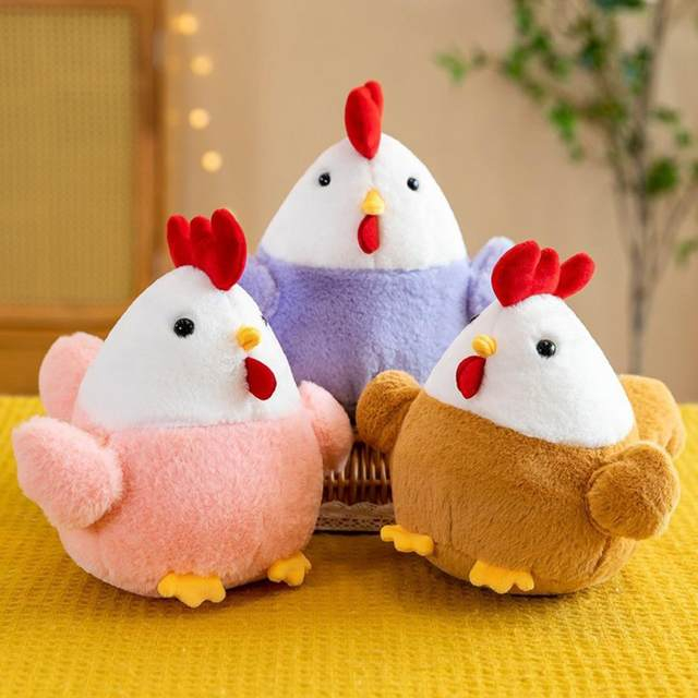Jual Mainan Boneka ayam lucu menggemaskan ukuran 30cm bahan plush ...