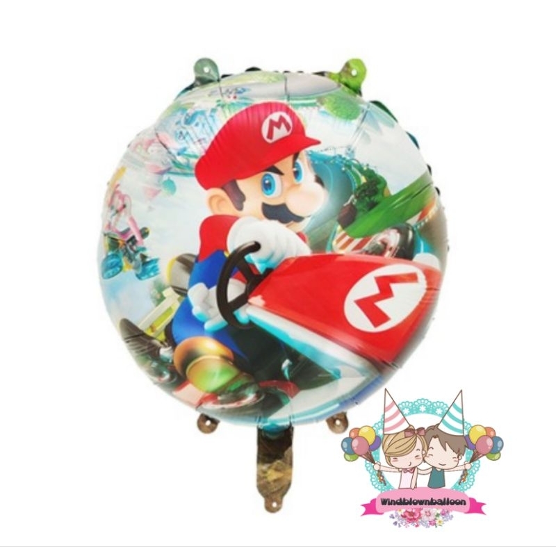 Jual WINDBLOWN BALON SUPER MARIO BROS / DEKORASI PESTA ULANG TAHUN HBD ...