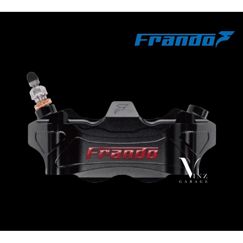 Jual Kaliper 4 Piston Radial Frando FCC100P Black Red Logo Frando 4 ...