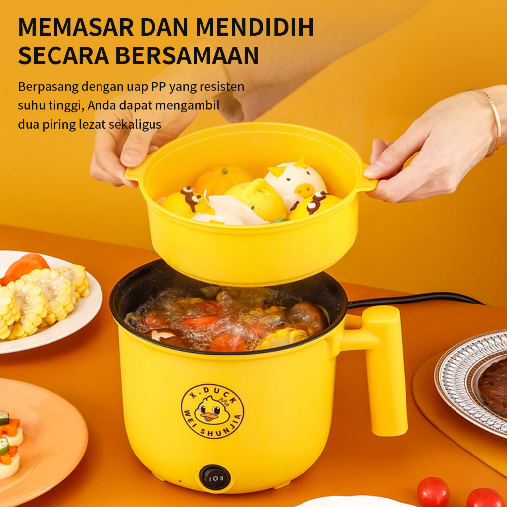 Jual Panci Listrik Elektrik Cooker Stainless Steel Teflon Cooking Pot ...
