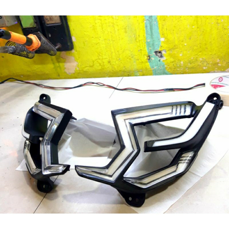 Jual frame new nmax custom lazy block 3D | Shopee Indonesia
