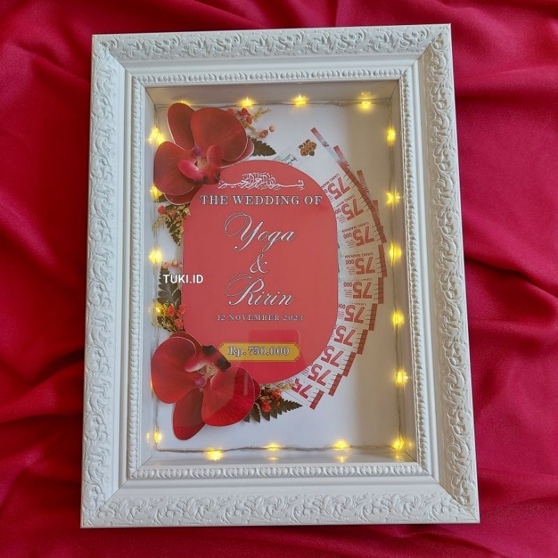 Jual MAHAR PERNIKAHAN | BINGKAI 3D MAHAR RUSTIC CUSTOM | BINGKAI MAHAR ...