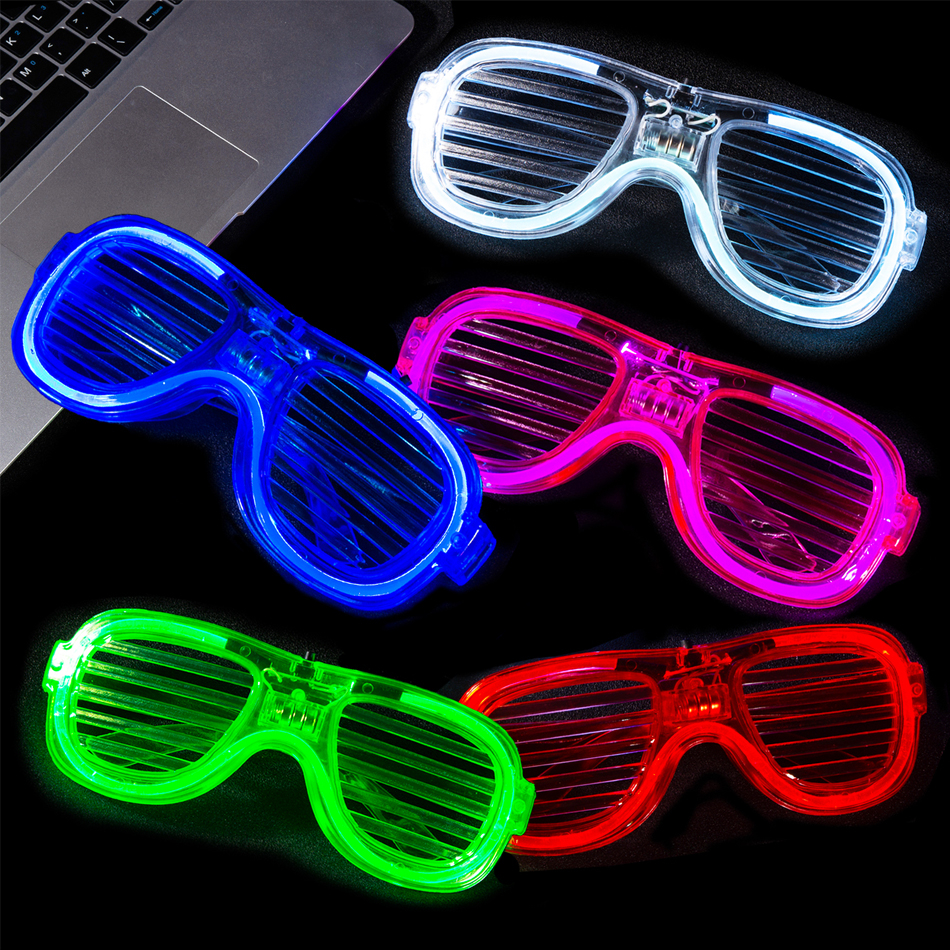 Jual GRATIS ONGKIR Kacamata LED Lampu Party Acara Kaca Mata Glasses ...