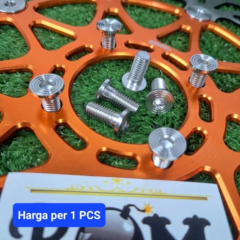 Jual BAUT PIRINGAN CAKRAM STAINLESS IMPORT BAUT PIRINGAN DRAT 12 STAINLES PER BIJI (1 PCS ...