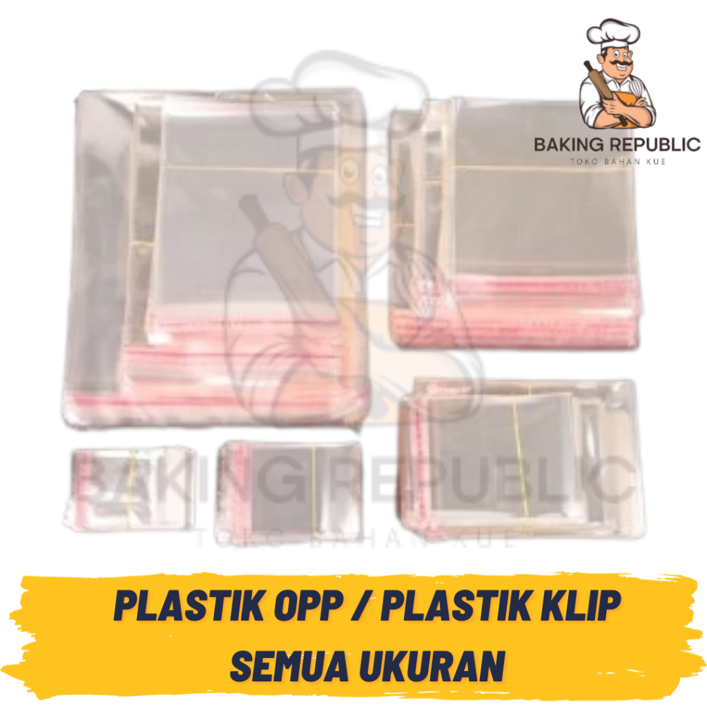 Jual PLASTIK OPP | ALL VARIAN UKURAN | PLASTIK KLIP OPP | Shopee Indonesia