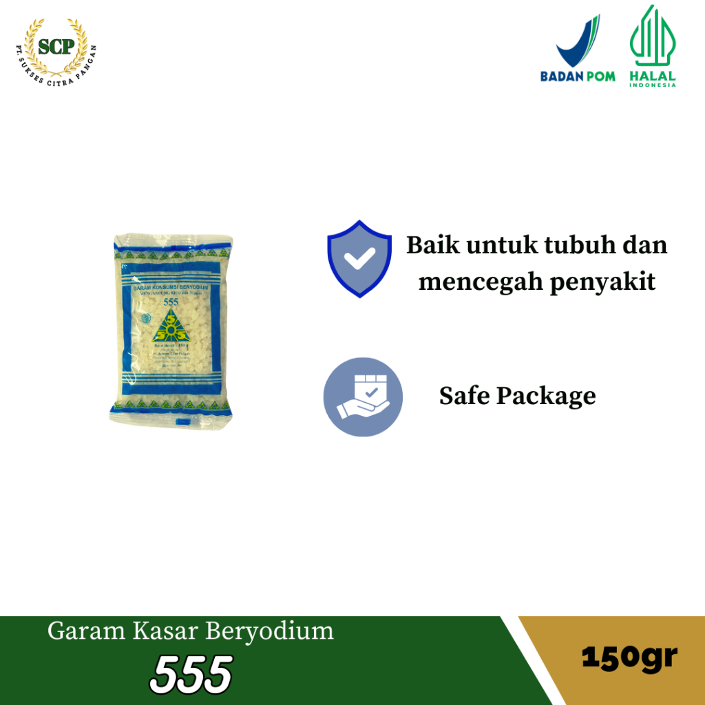 Jual Garam Kasar Beryodium 150Gr (HARGA GROSIR) | Shopee Indonesia