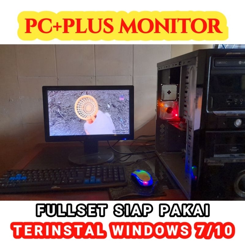 Jual PC GAMING PB POINT BLANK PLUS VGA + MONITOR SSD RAM 4GB HARDISK ...
