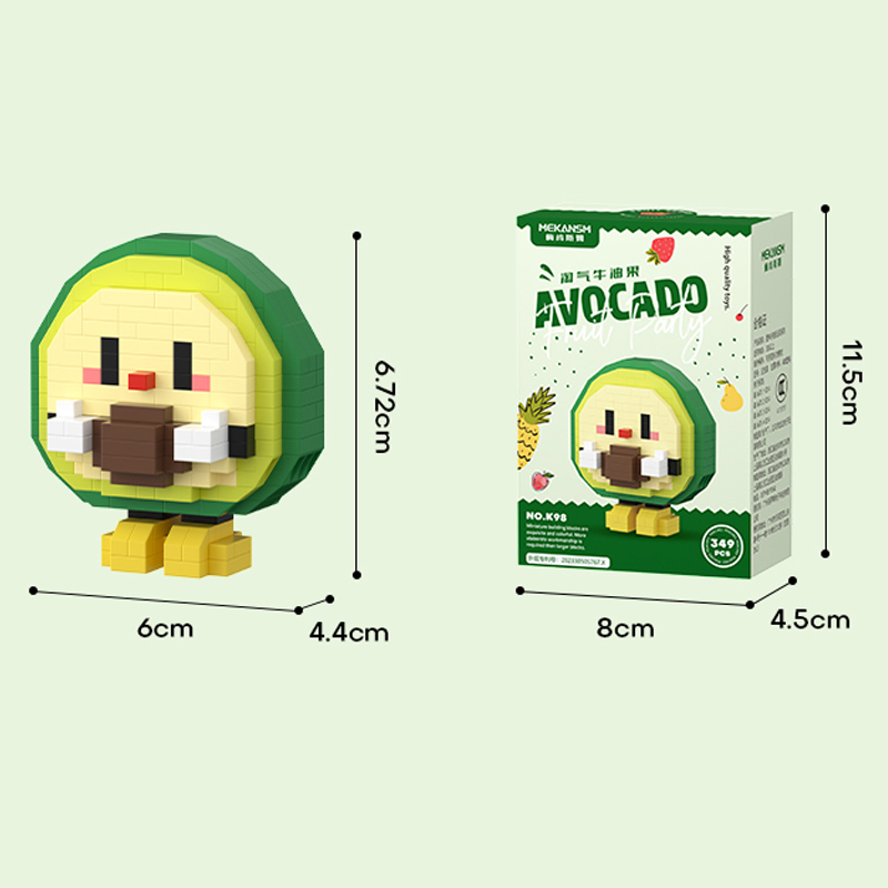 Jual LOZTOYS Mini Bricks Toys Fruit Buah Building Block Nano 3D Mainan ...