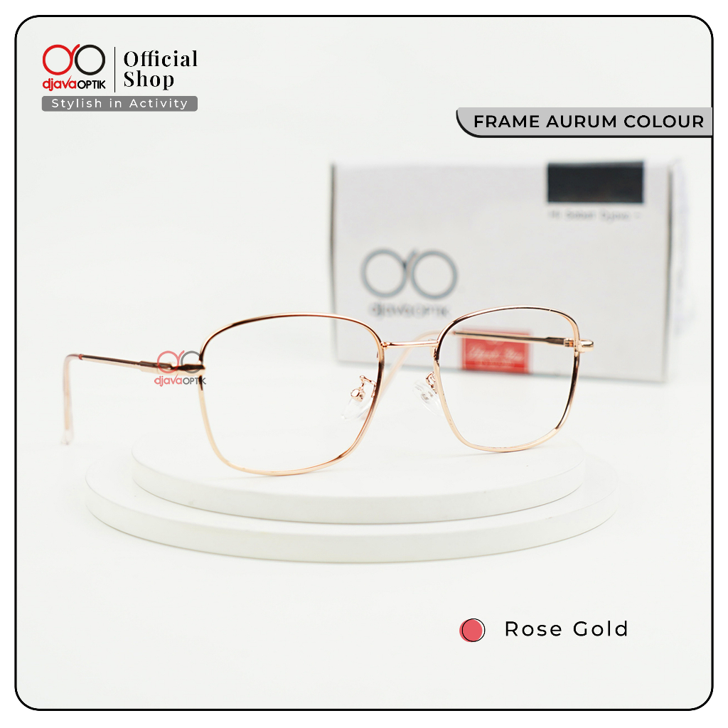 Jual DJAVA OPTIK - Frame Aurum - Kacamata Photocromic Korea Bahan Titanium | Shopee Indonesia