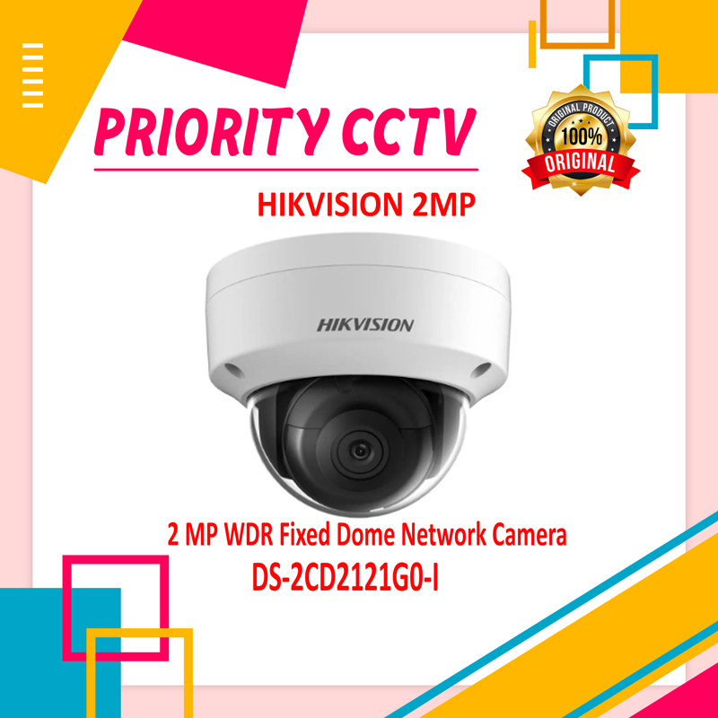Jual IP CAMERA HIKVISION DS-2CD2121G0-I INDOOR 2MP | Shopee Indonesia