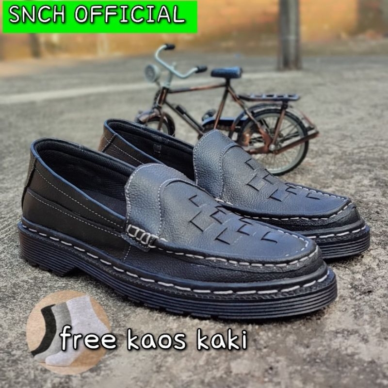 Jual Sepatu Loafer Pria Docmart dr.martin Chopper Sinz Penny Slip on ...