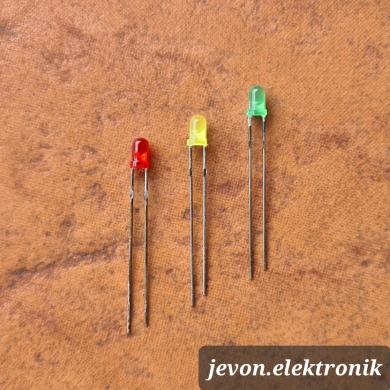 Jual Lampu LED 3 mm Merah Kuning Hijau 3mm | Shopee Indonesia