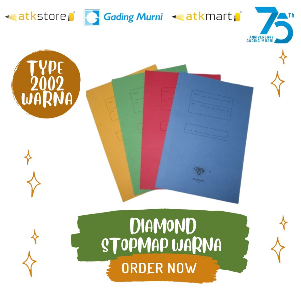 Jual DIAMOND MAP Kertas 2002 - Map Stofmap/Stopmap Kertas Folio Diamond 2002 | Shopee Indonesia