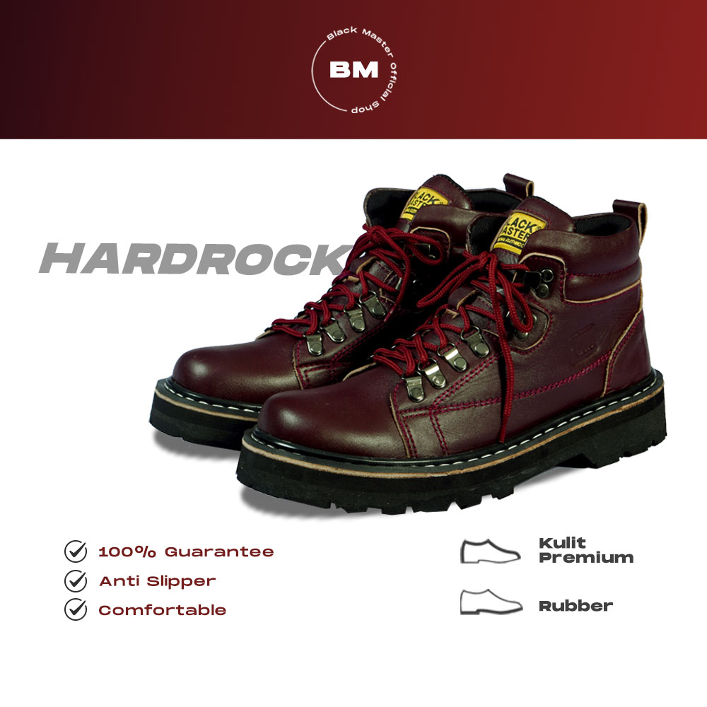 Jual BLACK MASTER Sepatu Boots Rockers Ppria Hardrock Original Sepatu ...