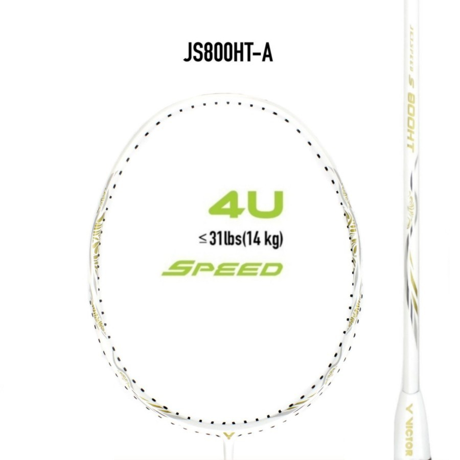 Jual Raket Badminton Victor Jetspeed 800 HT / JS800HT A White | Shopee ...