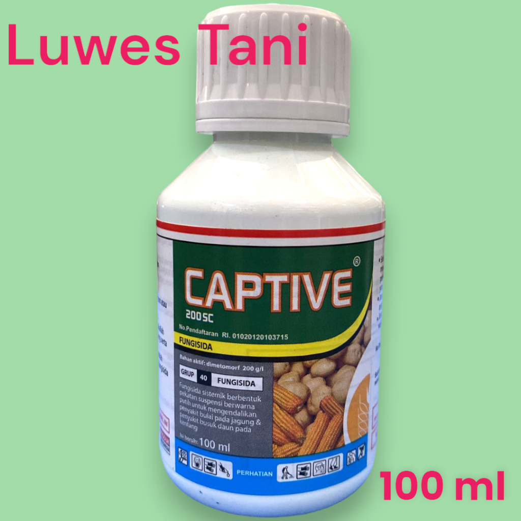 Jual Fungisida Captive 200 SC 100 ML Fungisida pencegah Bulai pada ...